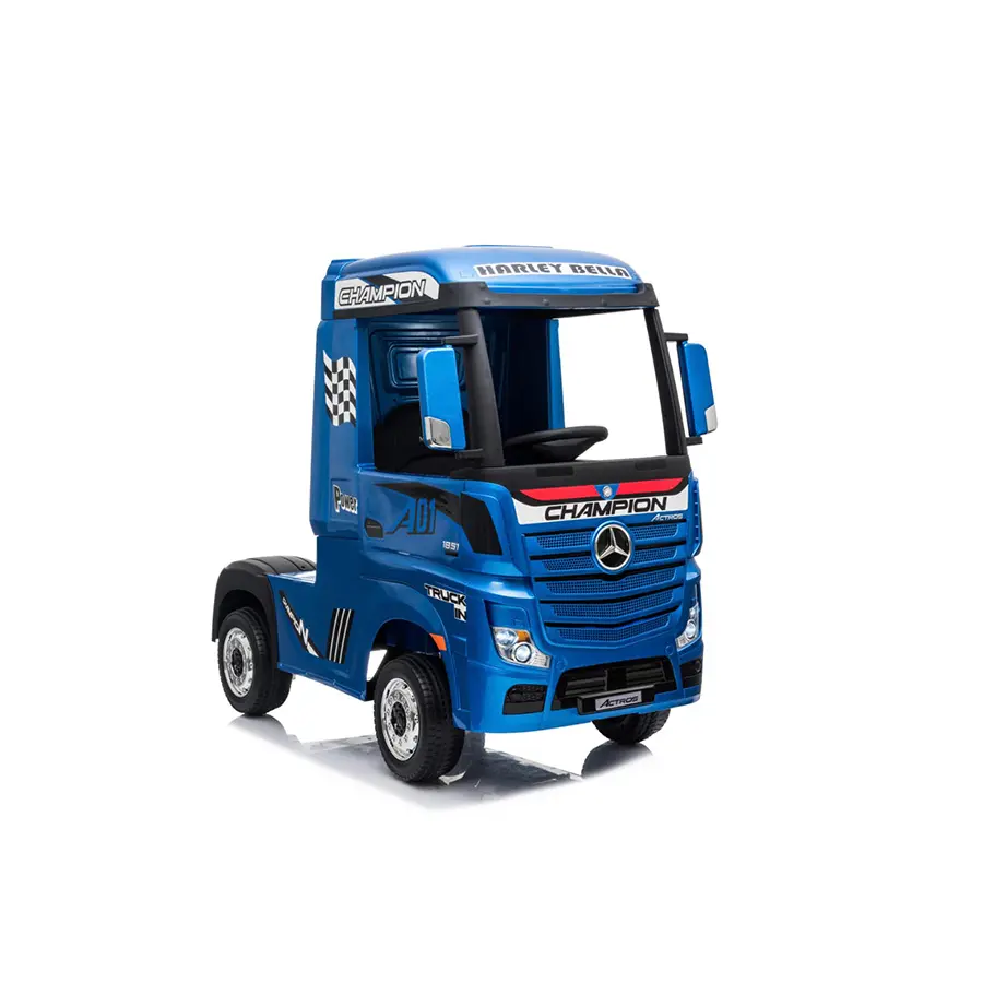 Eurobajk Kamion na akumulator za decu Mercedes Actros, Plavi