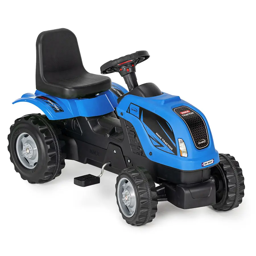 Eurobajk Traktor na akumulator za decu MMX 6V, Plavi