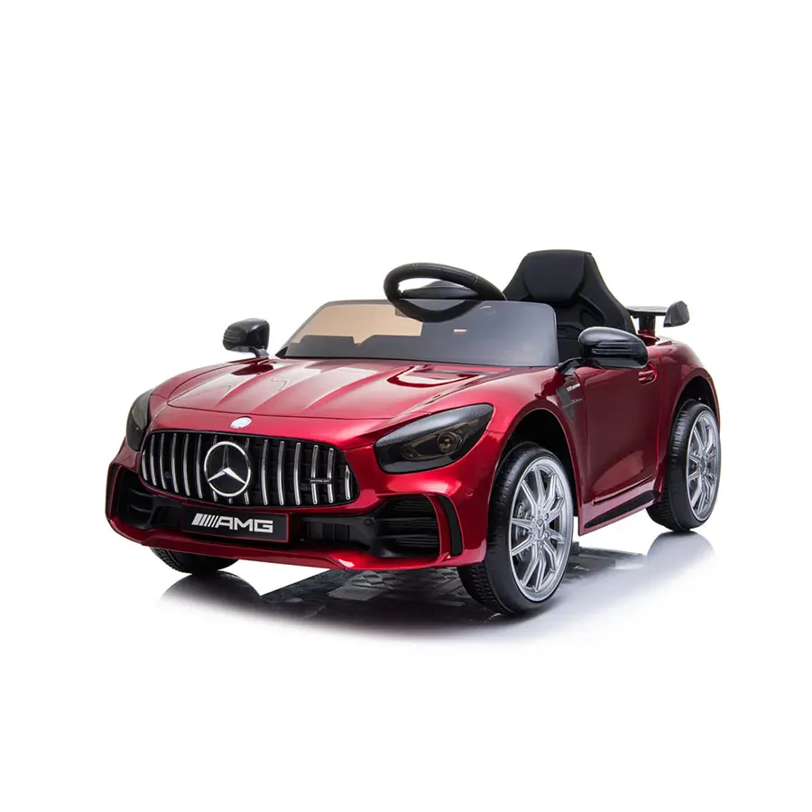 Eurobajk Automobil na akumulator za decu Mercedes GT R AMG, Crveni