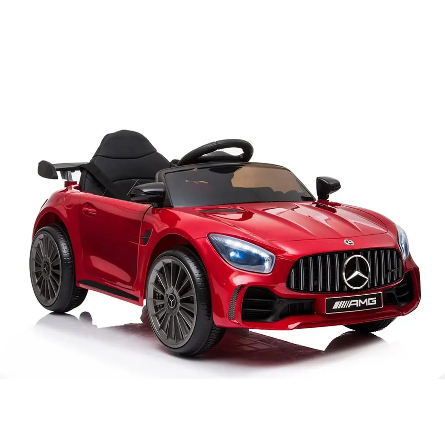 Eurobajk Automobil na akumulator za decu Mercedes GT R AMG, Crveni