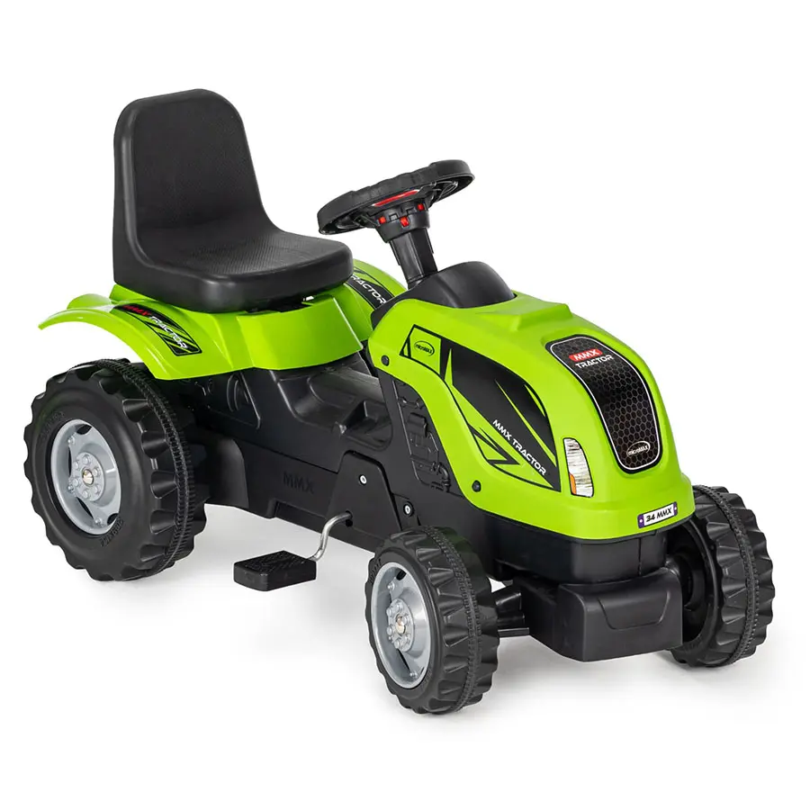 Eurobajk Traktor na akumulator za decu MMX 6V, Zeleni