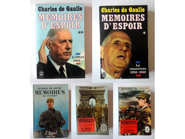 Charles De Gaulle - Memoires (D’Espoir + De Guerre)