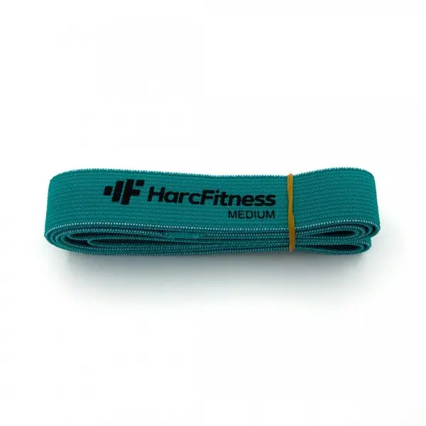Harc Fitness Traka za vežbanje Power Band, Medium, Tekstilna, 208x3.2cm, Zelena