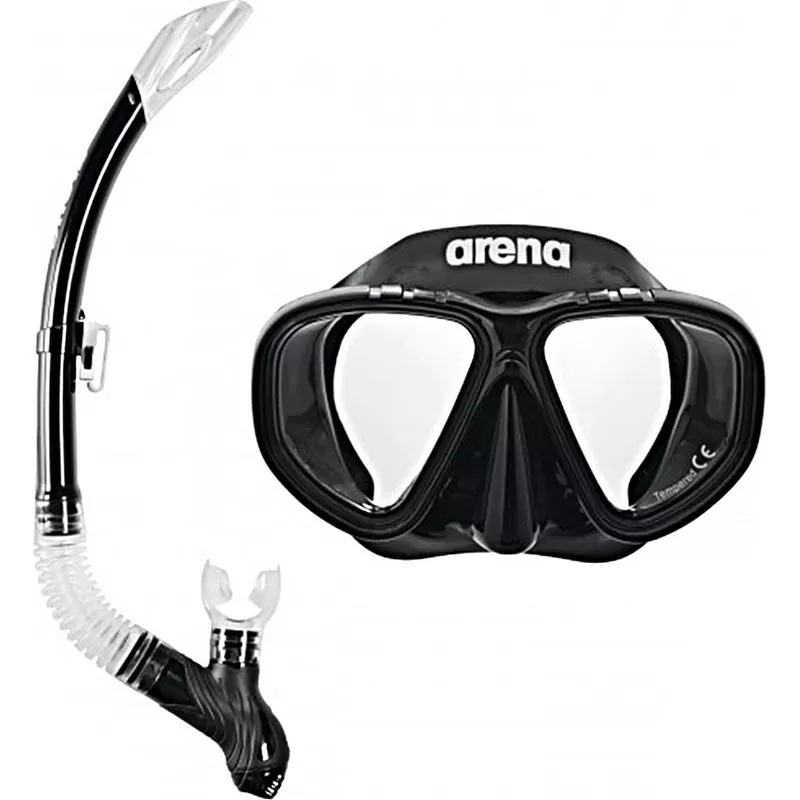 PREMIUM SNORKELING SET ZA RONJENJE BLACK/CLEAR/BLACK