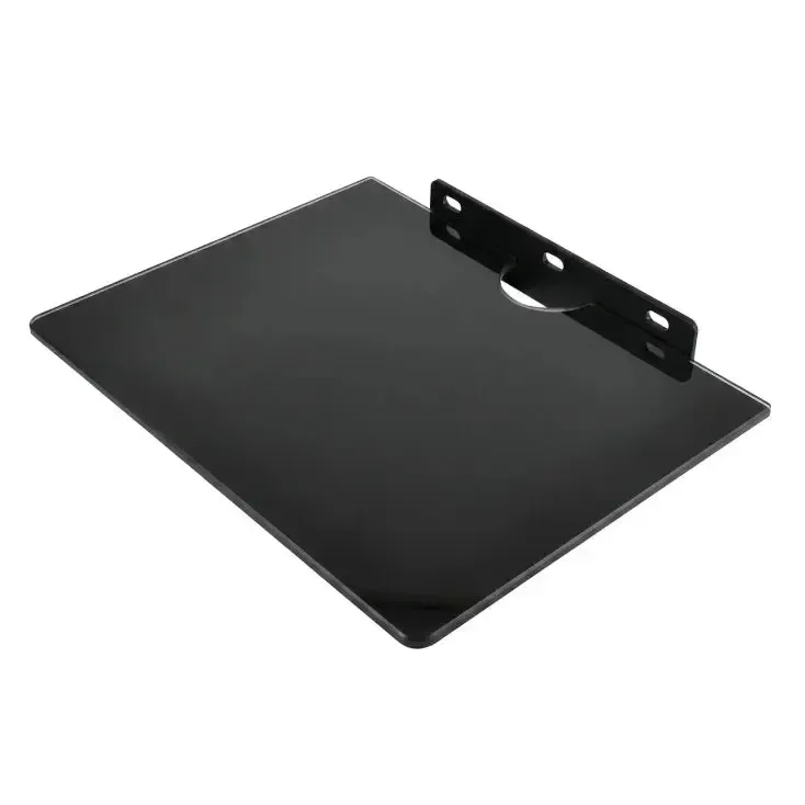 Zidna polica za AV uređaje 34x24cm — staklo, do 8kg