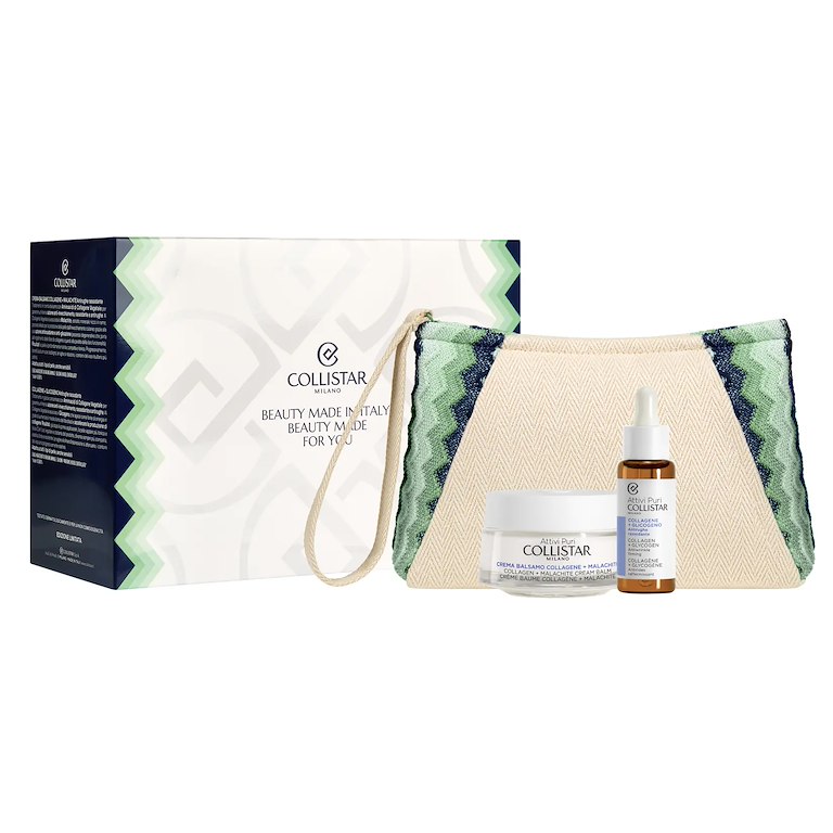 Collistar Ženski set Kolagen krema 50 ml + Kolagen kapi 30 ml + Neseser