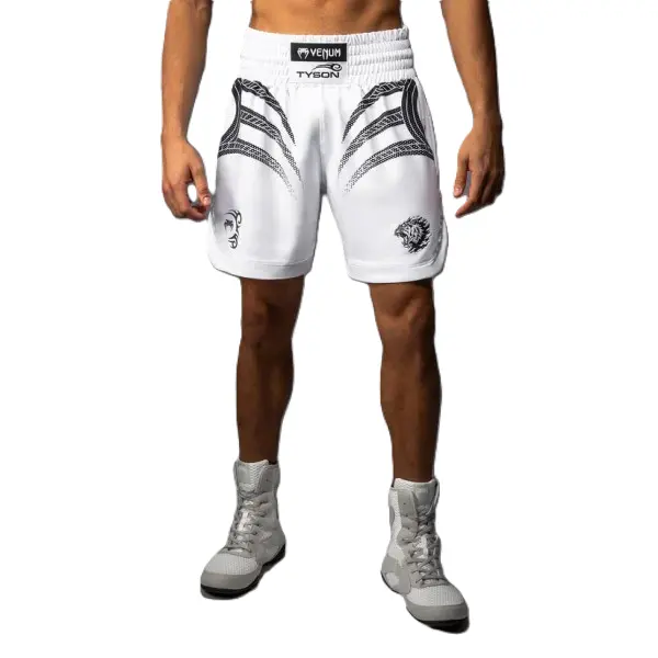 Venum x Mike Tyson Muški bokserski šorc Tiger, Belo-crni
