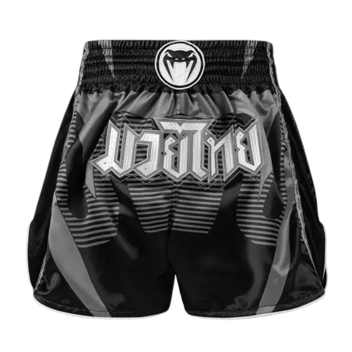 Venum Šorc za Muay Thai Adrenaline, Crno-sivi