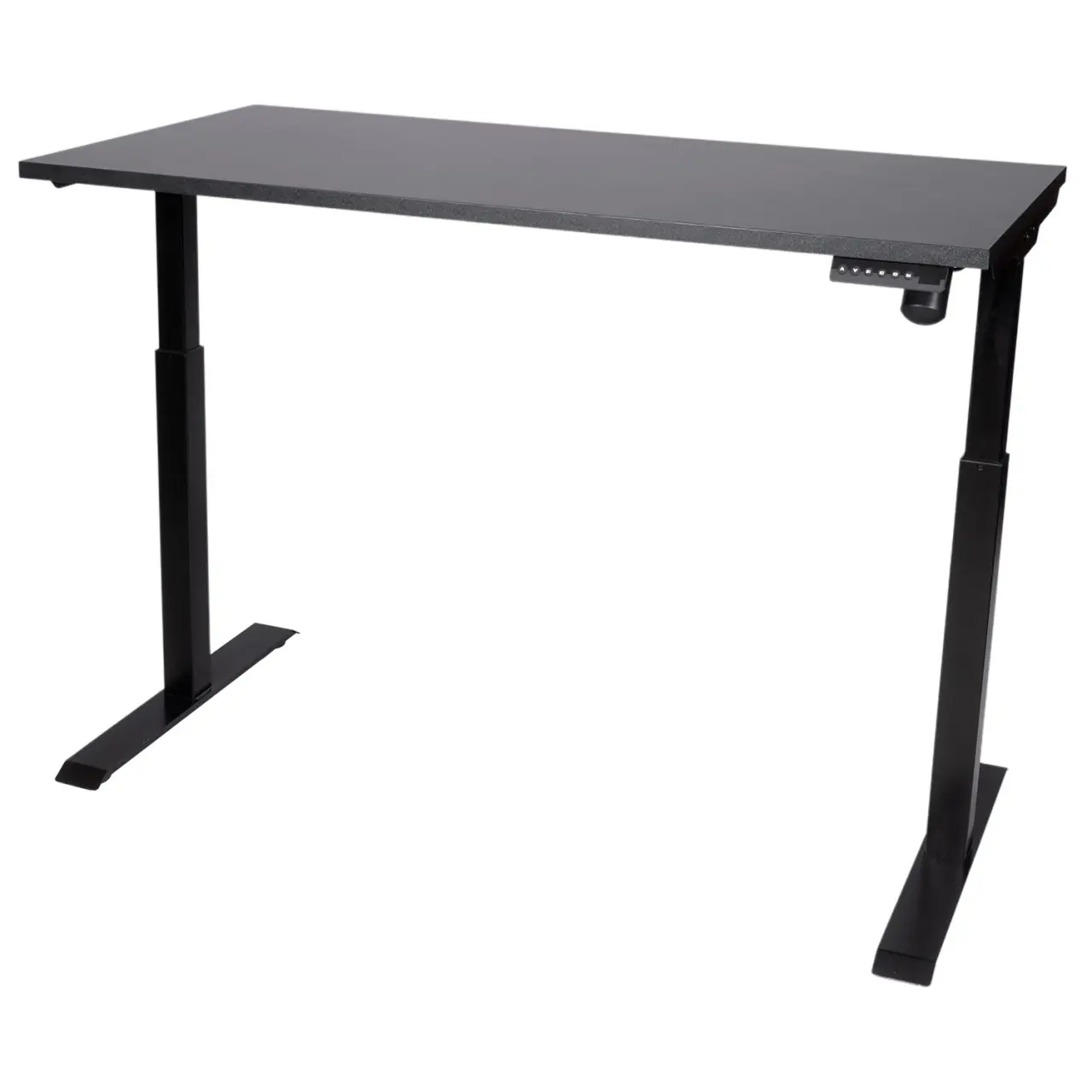 Elektropodesivi sto Ergodynamic A3, Sa jednim motorom, 1000 x 600 x 25mm, Crni