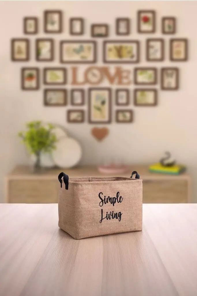 Aberto Design Korpa za odlaganje stvari YLC-S067, 25x15x18cm, Smeđa