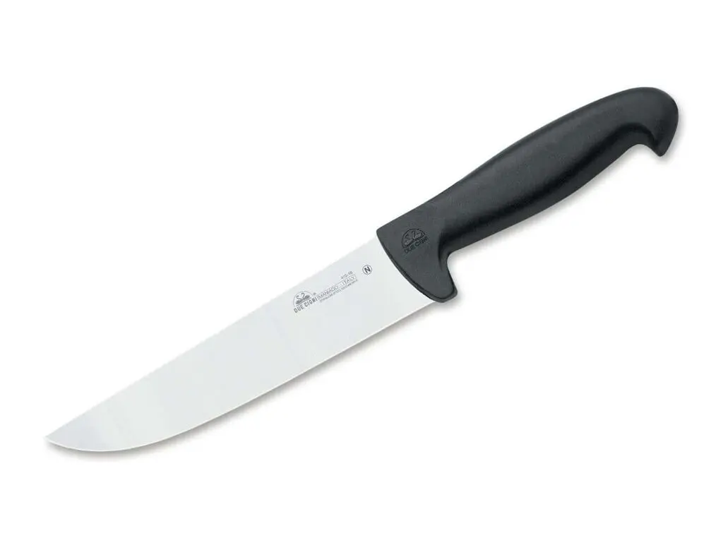 Due Cigni Mesarski nož 2C410, 18 cm, Crni