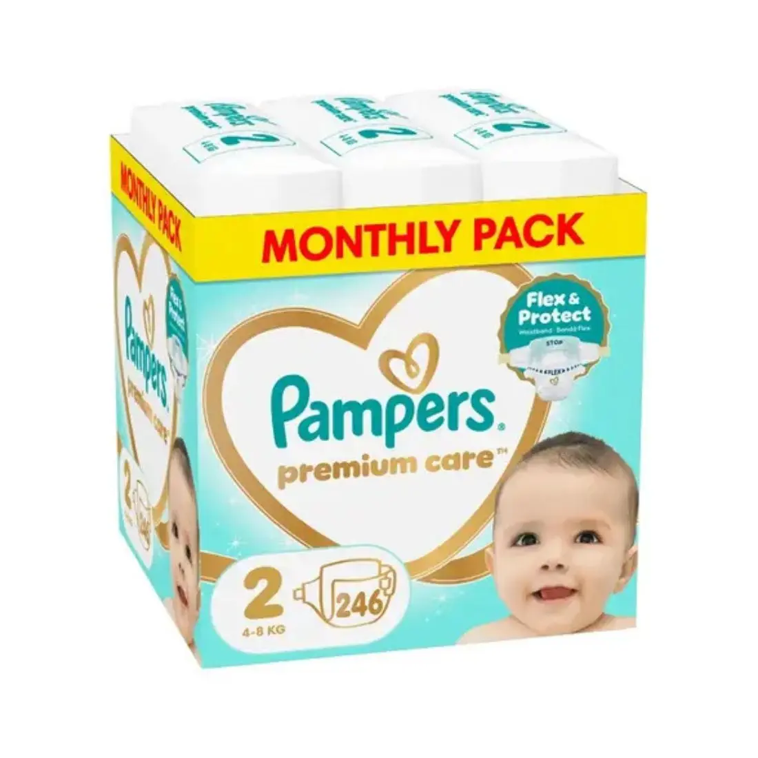 Pampers Pelene Premium Care 2, Monthly, 4-8 kg, 246/1