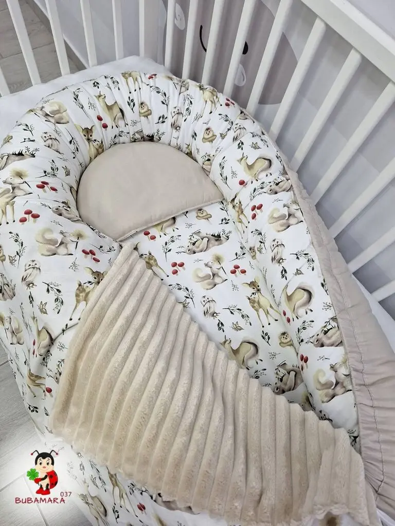 Bubamara037 Pokrivač za bebe, Krem