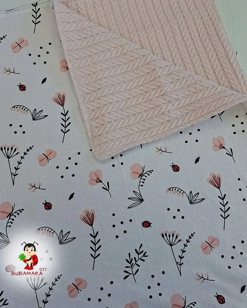 Bubamara037 Pokrivač za bebe, Svetloroze