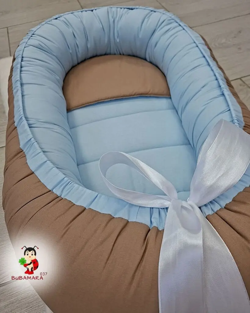 Bubamara037 Gnezdo za bebe, Braon-plavo