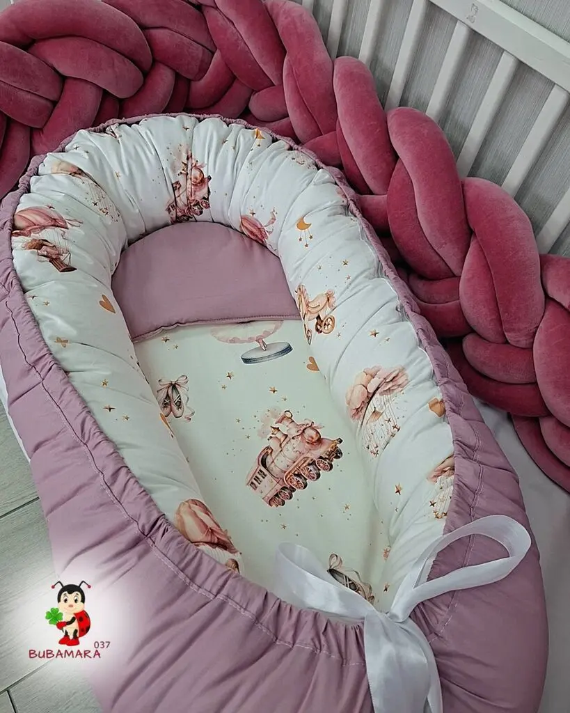 Bubamara037 Gnezdo za bebe Balerine, Ljubičasto