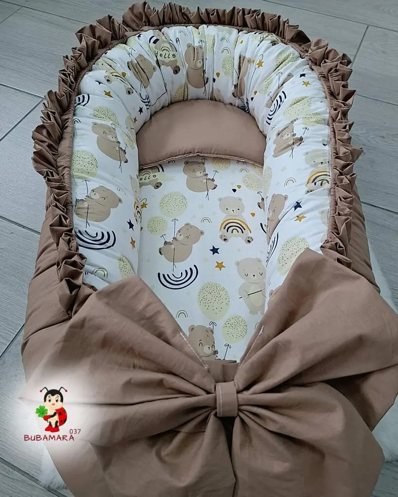 Bubamara037 Gnezdo za bebe sa karnerom Medice, Braon