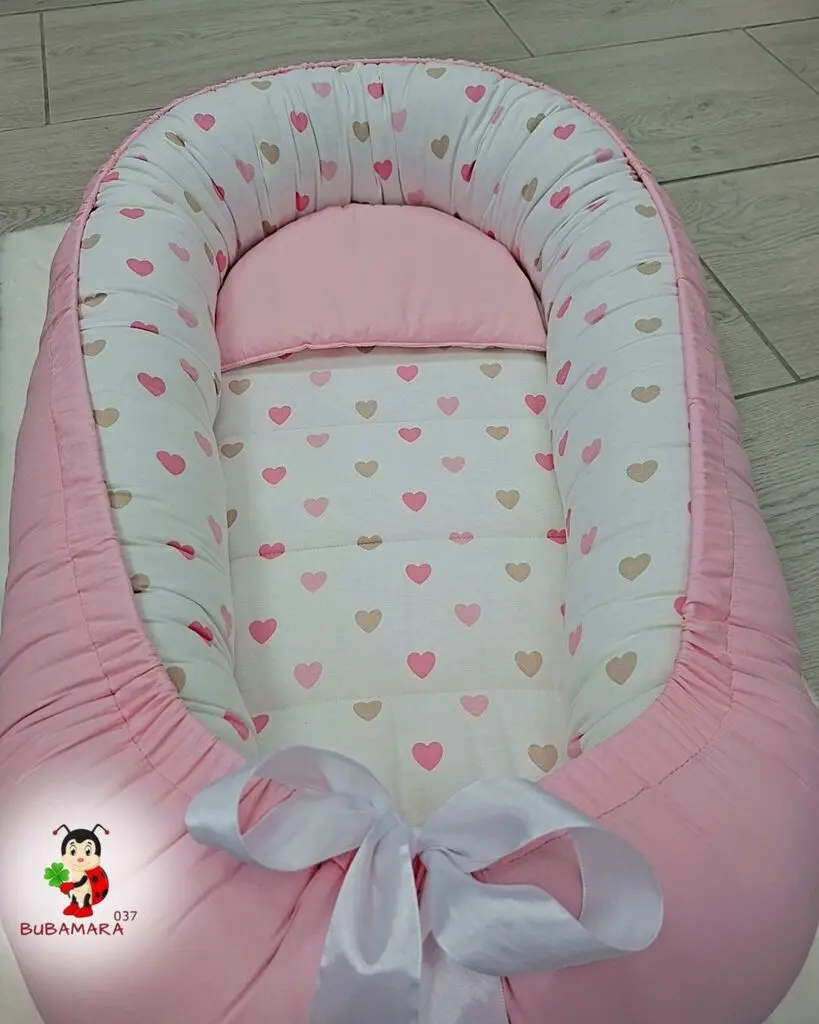 Bubamara037 Gnezdo za bebe Srculenca, Roze