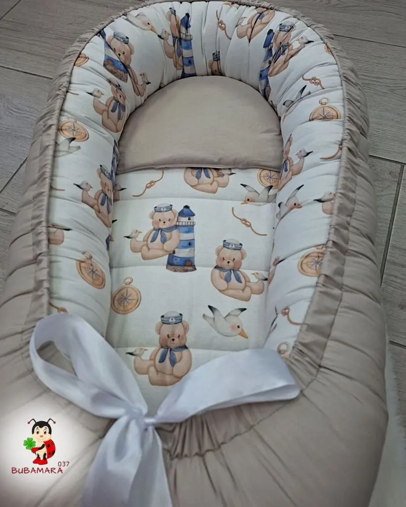 Bubamara037 Gnezdo za bebe meda Mornar, Bež