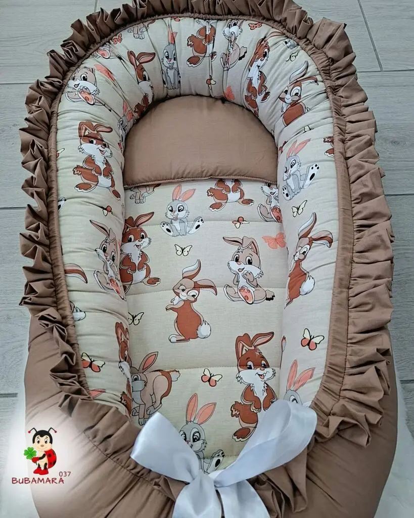 Bubamara037 Gnezdo za bebe sa karnerom Zeka, Braon