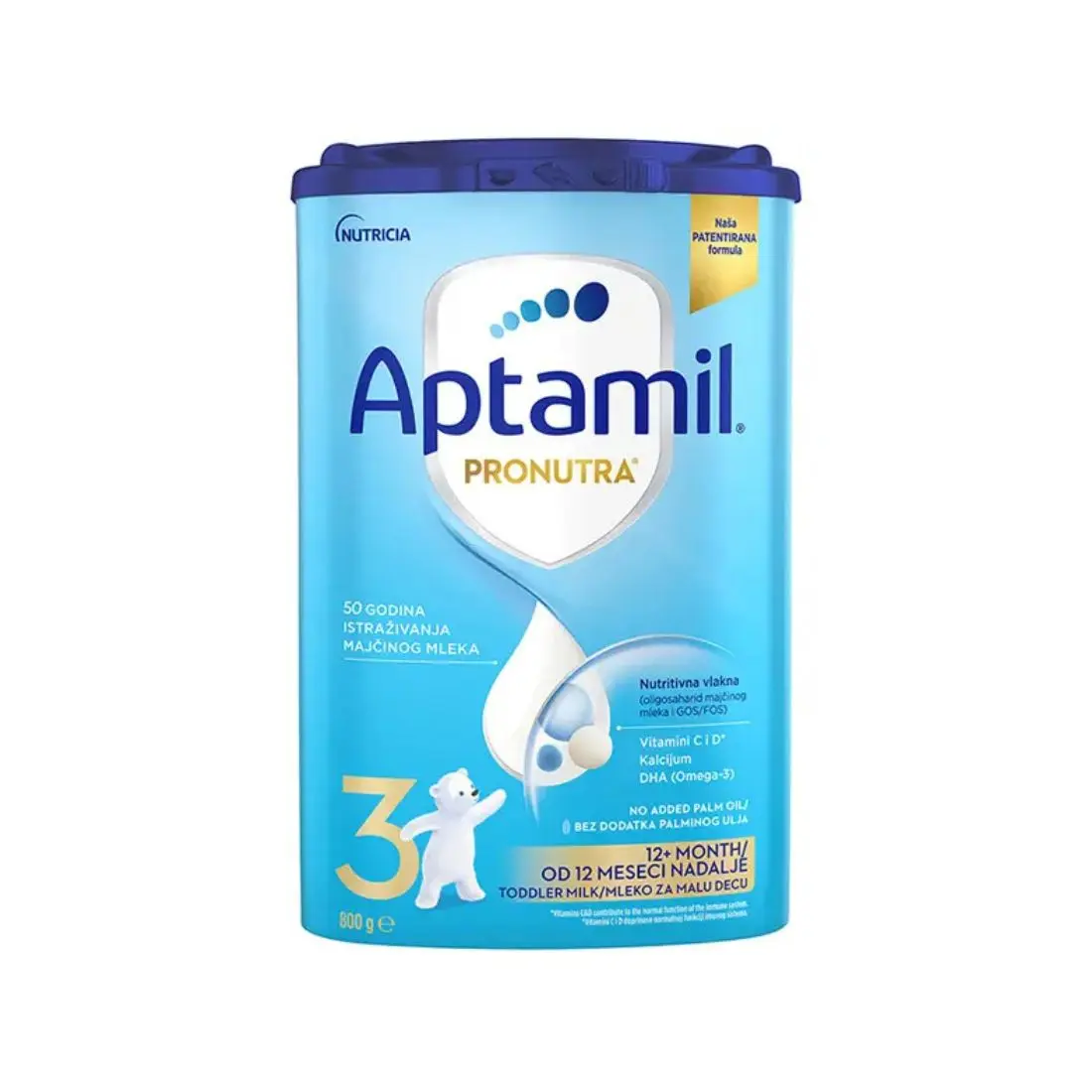 Aptamil Mlečna formula Pronutra 3, 12m+, 800 g
