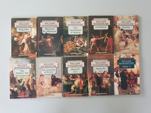 William Shakespeare / Sekspir, Dela 10. Knjiga