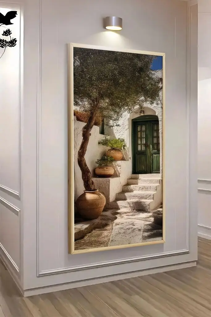Wallity Dekorativna uramljena slika, 120x50cm, Šarena