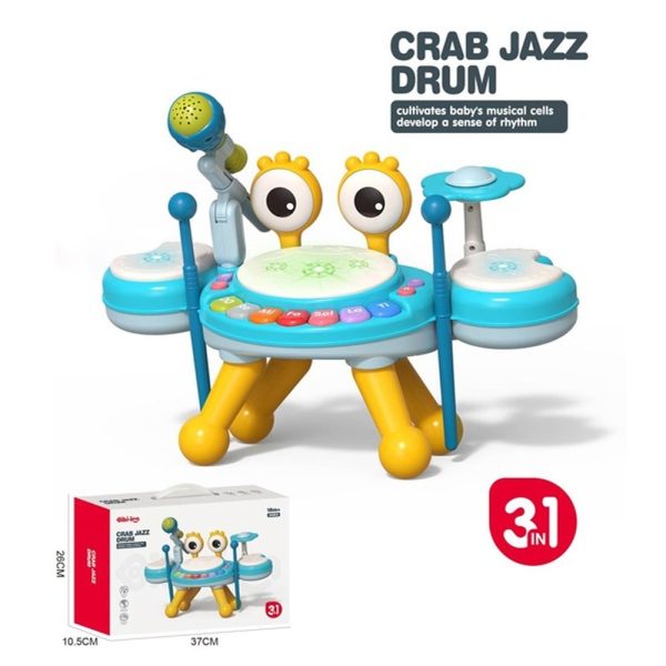 Igračka bubnjevi kraba za bebe
