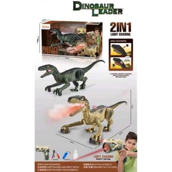 Igračka dinosaur RC sa pištoljem interaktivni