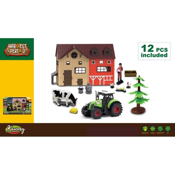 Igračka farma traktor na baterije i životinje set