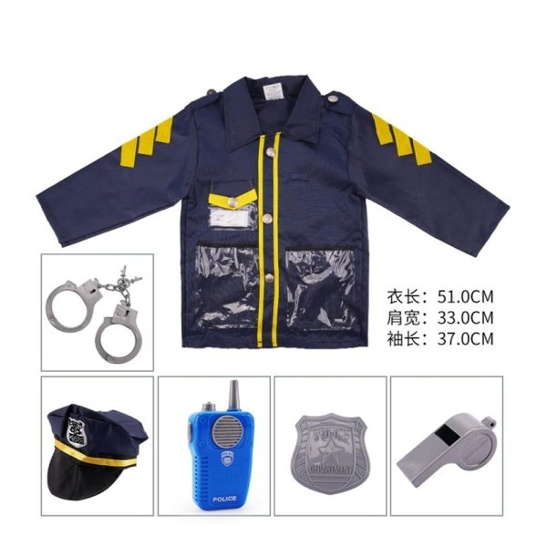 Igračka kostim policijski sa dodacima set