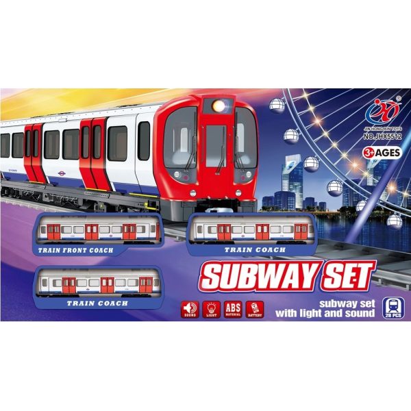 Igračka metro sa šinama set