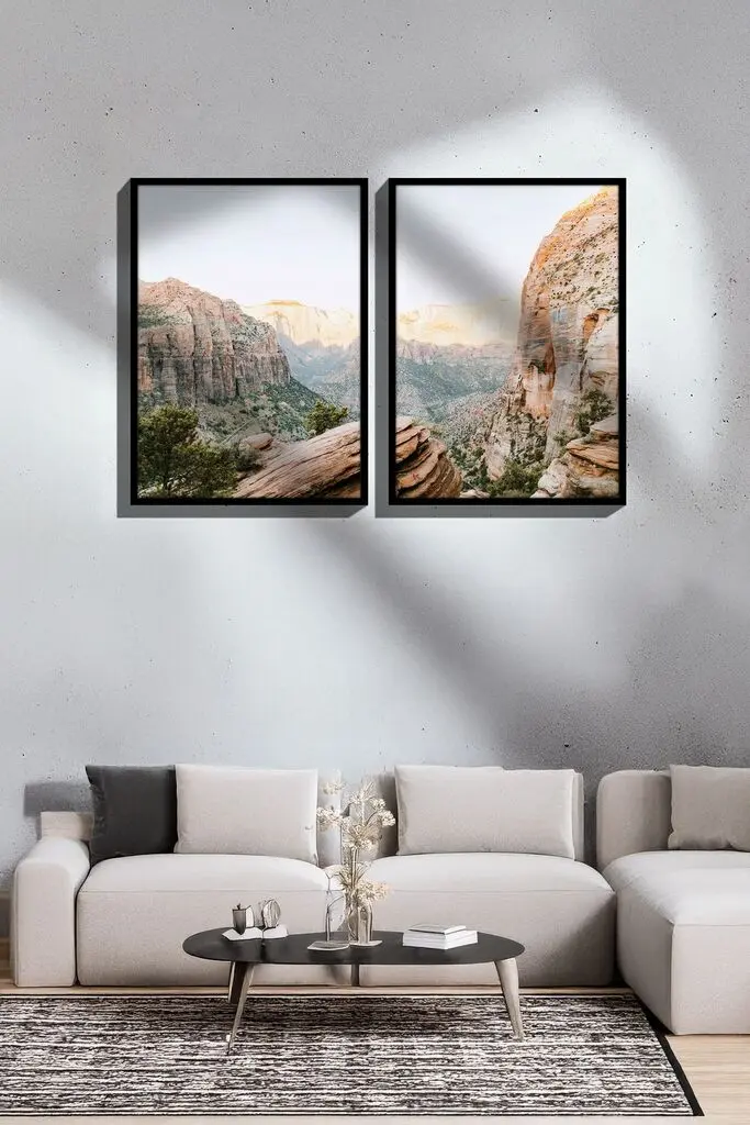 Wallity Uramljena slika Ersy2Limodel28, 33x48 cm, 2 dela