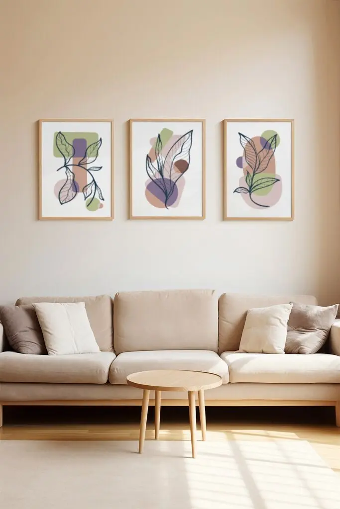 Wallity Slika 3Dartsoho102, 3 dela, 33 x 48 cm
