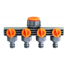 Topmaster TG 380973 Priključak za crevo sa 4 rupe 1/2-3/4"