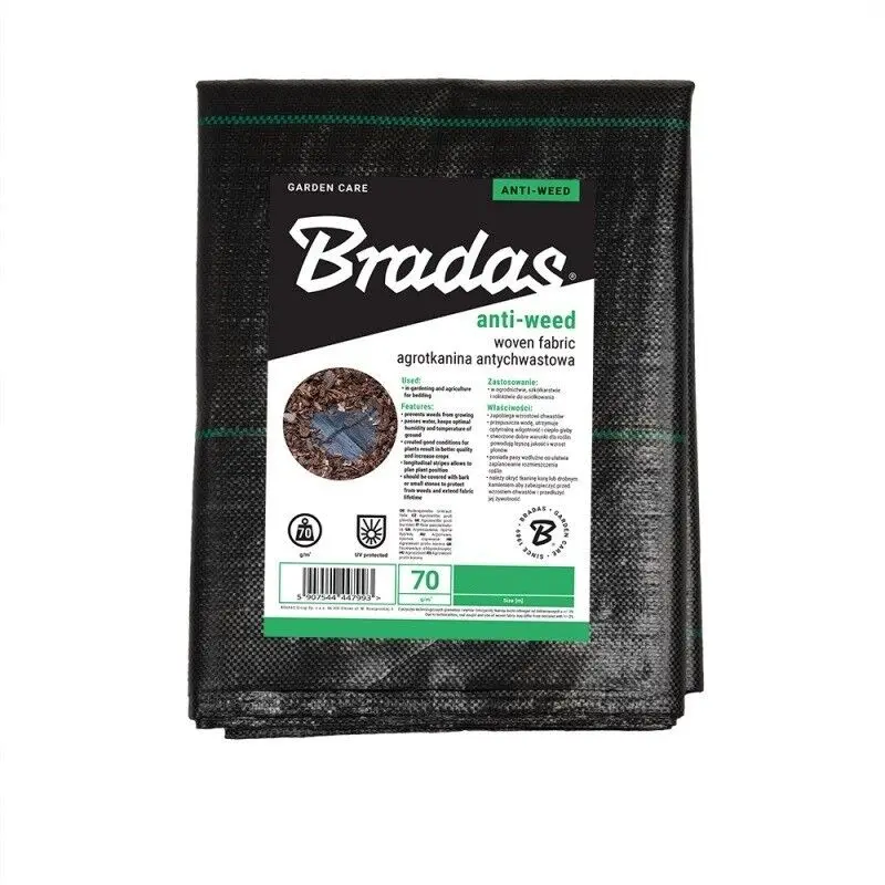 Bradas Agrotekstil AT011015/C, 70g, 1.1x15m, Crni