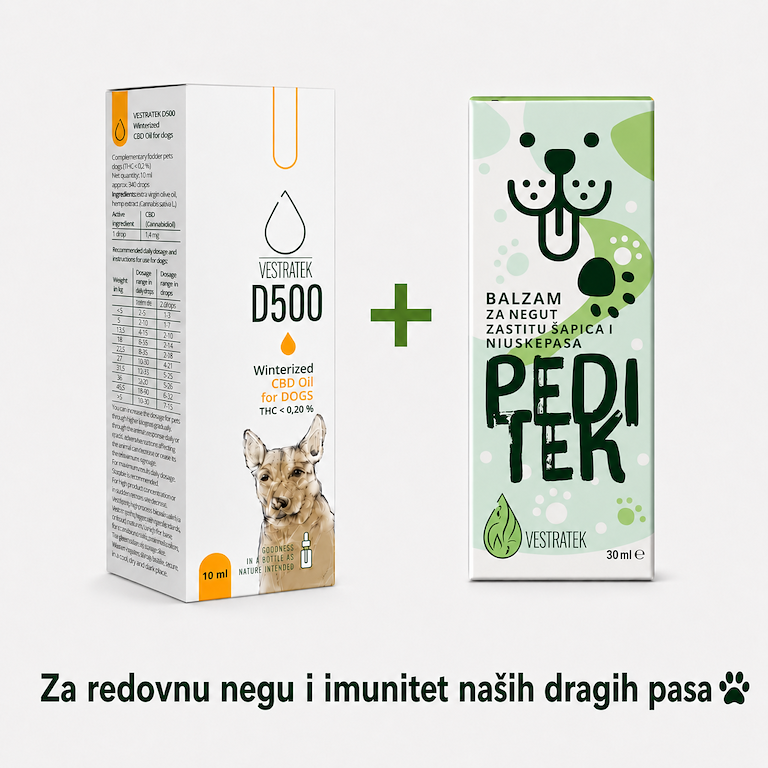 Vestratek D500 + PEDITEK paket za pse