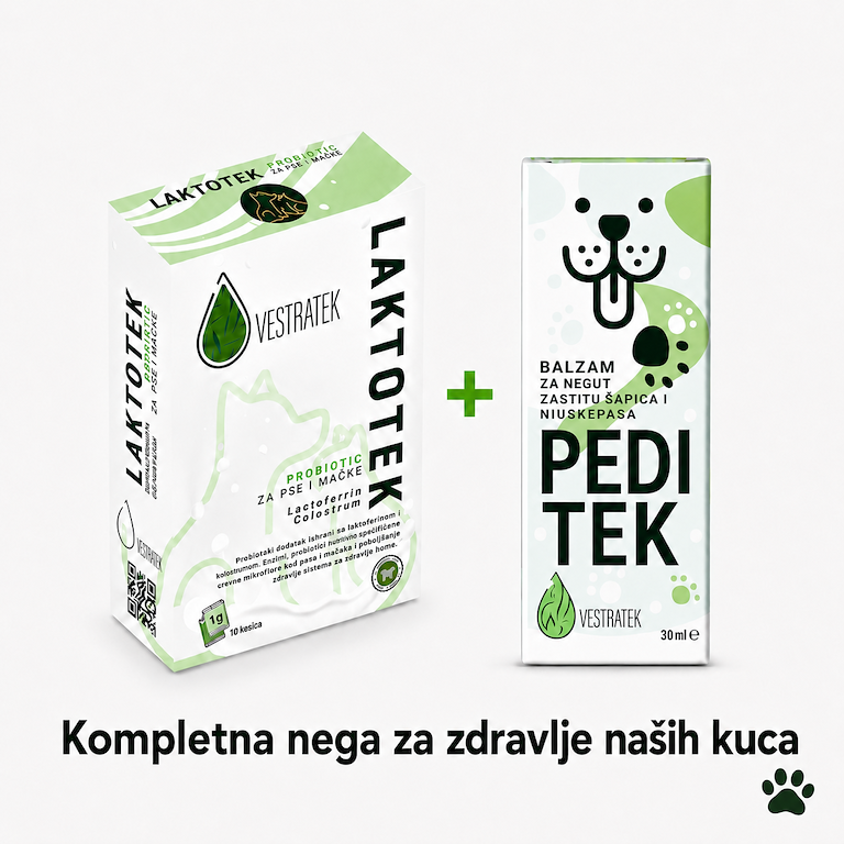 LAKTOTEK + PEDITEK paket za pse