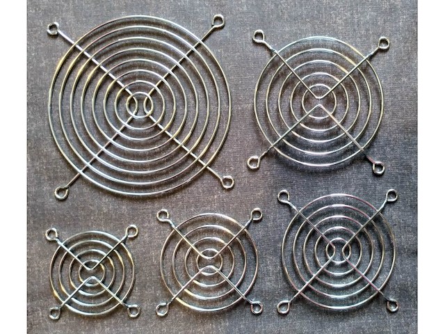 Zaštitna REŠETKA mrežica MASKA za ventilator 60 80 90mm