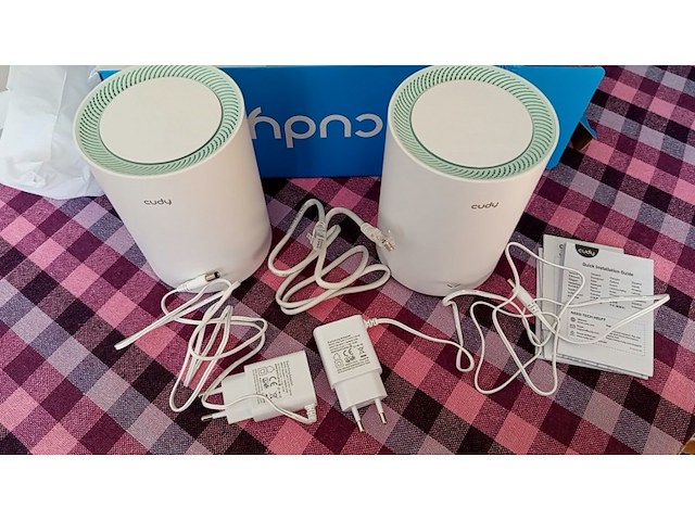 WiFi MESH - Cudy M1300 2-pack AC1200  Dual 2.4Ghz+5Ghz