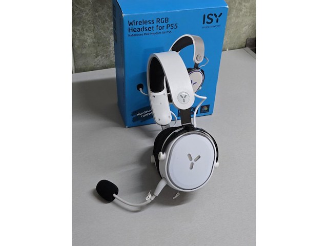 ISY IC 6010 Wireless RGB Headset for PS5 bežične gaming