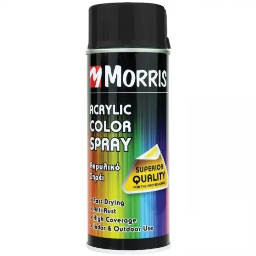 MORRIS Sprej 400ml ral 9005 mat