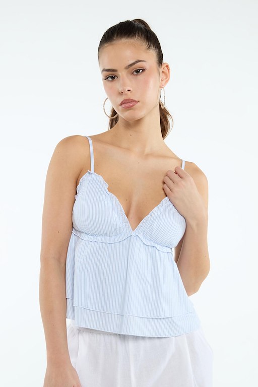 Bluse mit Streifen
