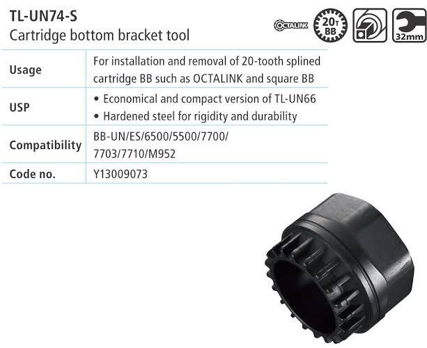 Shimano alat TL-UN74-S