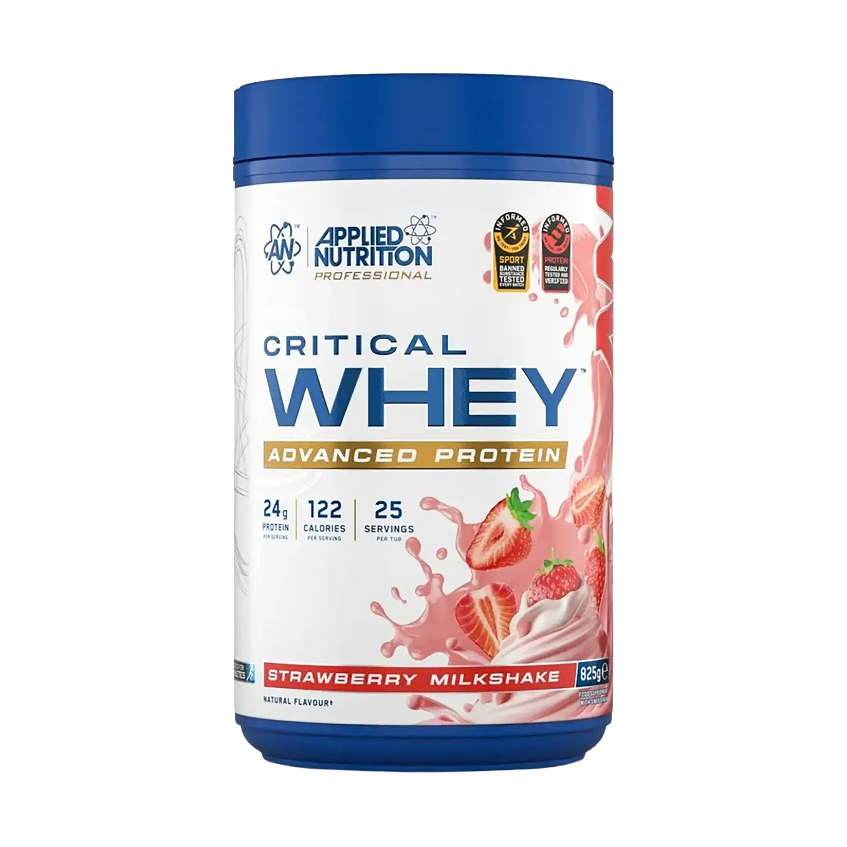 Applied Nutrition Critical Whey 825g jagoda milkšejk