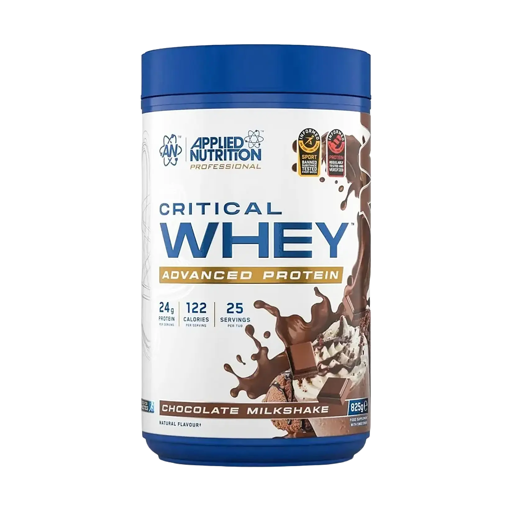 Applied Nutrition Critical Whey 825g čokolada milkšejk