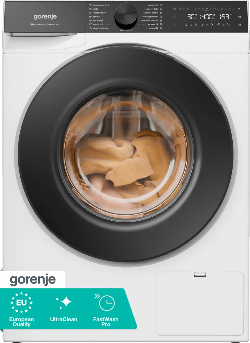 Gorenje Mašina za pranje veša WG684A31, 8 kg, 1400ob/min, Bela