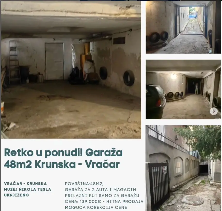 HITNA PRODAJA GARAZE BEOGRAD