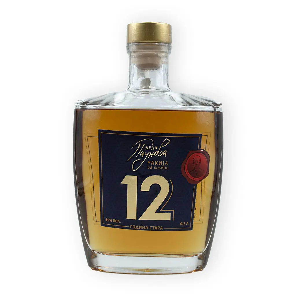 Deda Paunova Rakija od šljive lux 12 godina, 0.7l