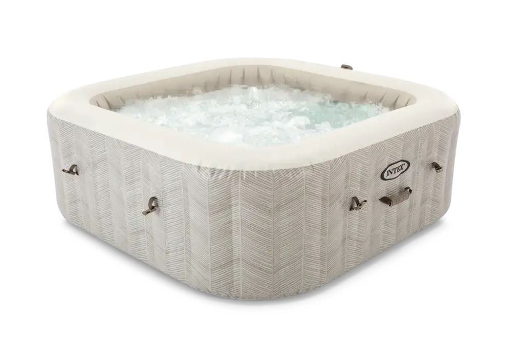 Intex SPA za 6 osoba Chevron Deluxe Square Bubble S2, 1098 l, Bež